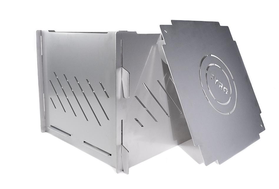 Stainless Steel Pyro Cage MINI - Portable Fire Pit Camp Fire – Bad Idea ...